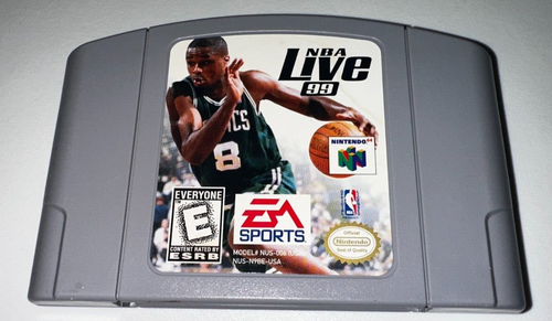 Nintendo 64 N64 NBA Live 99 Video Game tested works great clean ...
