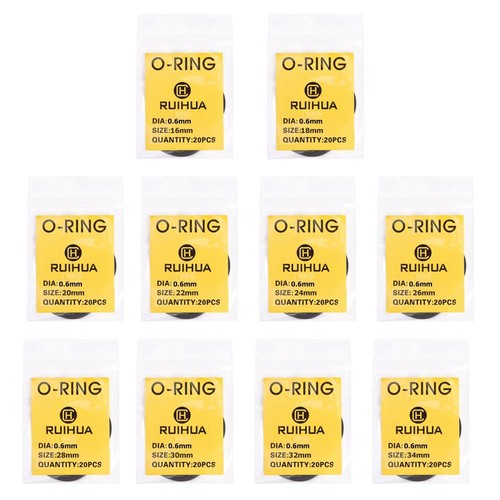 3x200pcs Waterproof O-Ring Back Seal Gaskets Watch Repair Tool (0.6mm ...