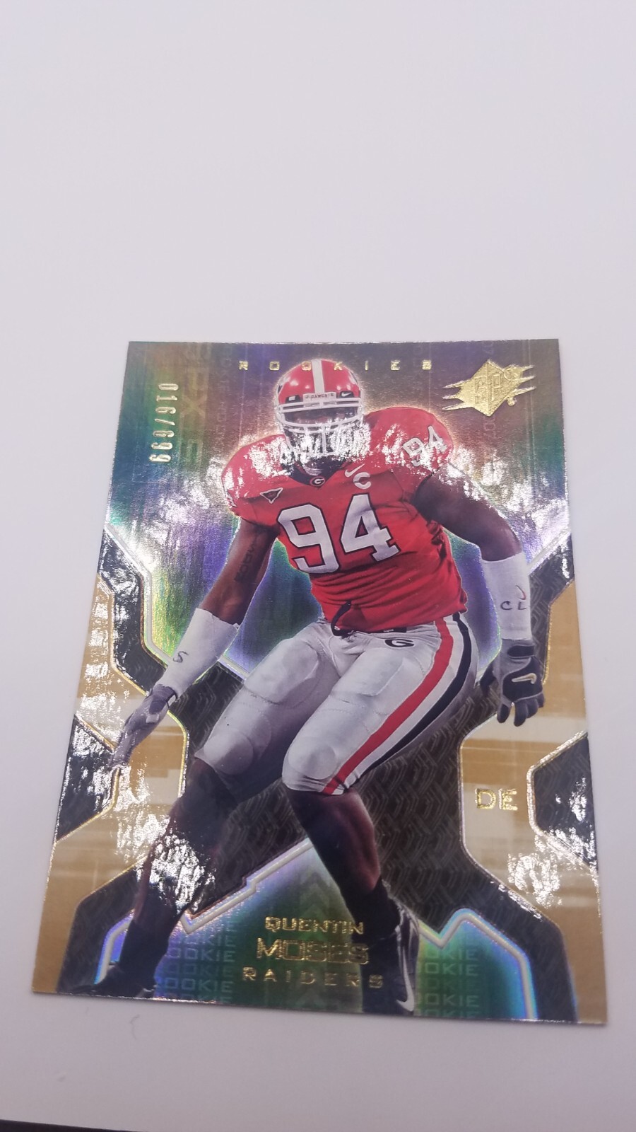 2007 SPx - Rookies Quentin Moses #129 Gold /699 (RC) for sale online | eBay