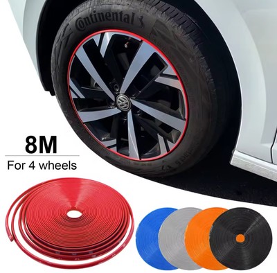 Alloy Wheel Protector | Protection from Kerb Rash | 4 Wheels | 2 YEAR ...