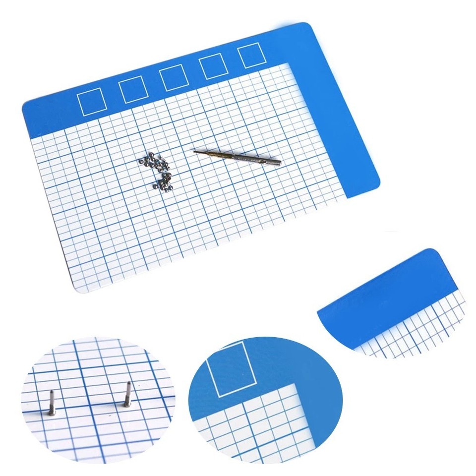 Magnetic Screw Memory Mat 145x90mm Repair Tool Pad for Small Screw ...