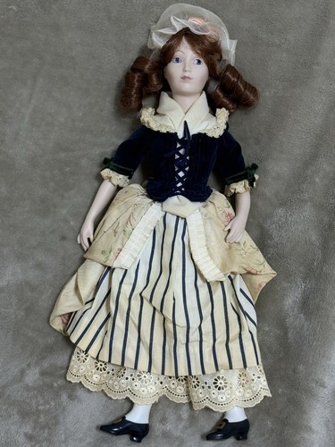 Franklin Heirloom Porcelain Doll, "Strawberry Girl" | eBay
