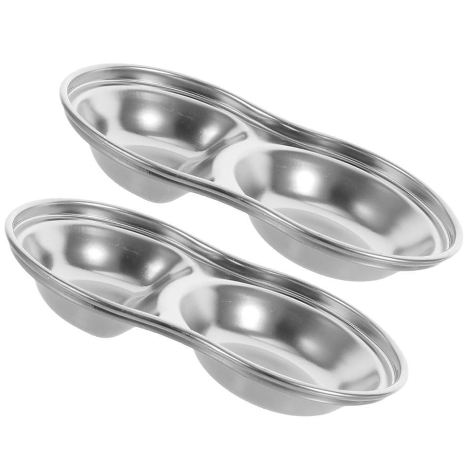 2pcs Household Condiment Dish Sauce Dipping Plate Appetizer Dish Small ...