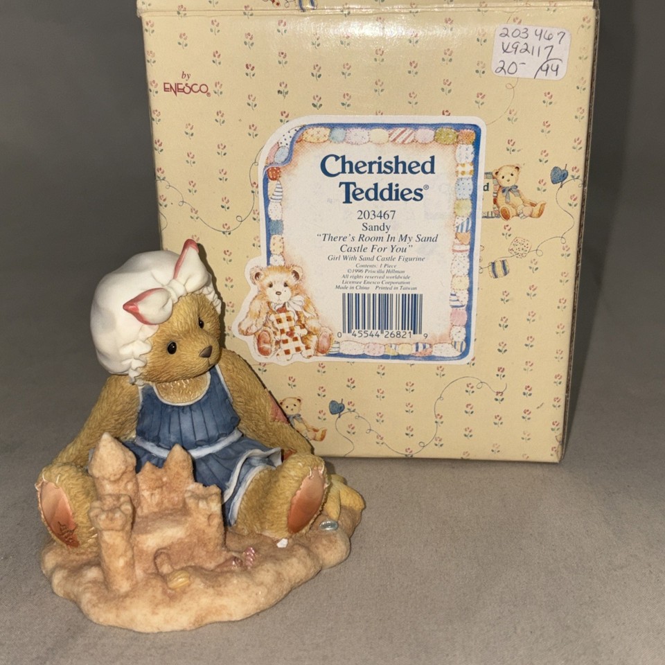 Cherished Teddies Sandy “There’s Room In My Sand Castle For You” Figure ...
