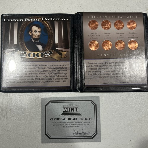 2009 P & D Lincoln Penny Collection | First Commemorative Mint | eBay