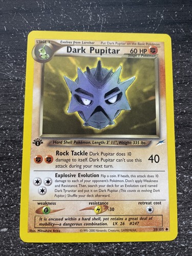 DARK PUPITAR UNCO - POKÉMON 38/105 1ST NEO DESTINY NEUF/MINT | eBay