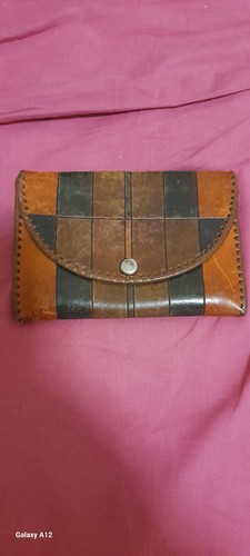 Vtg Wallett Beautiful Multicolor Leather Wallet Purse Mint Condition | eBay