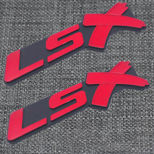 For LSX LS X Emblem Red 3D Badge Decal New -2Pc | eBay