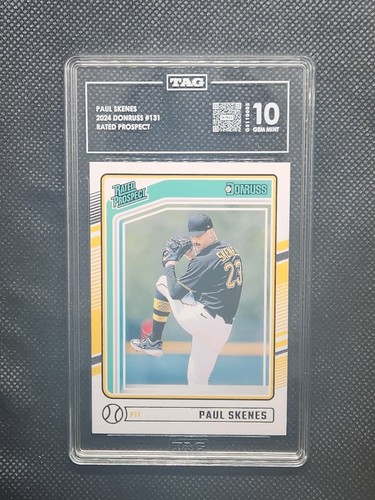 2024 Donruss Paul Skenes RC Rated Prospect #131 TAG 10 | eBay