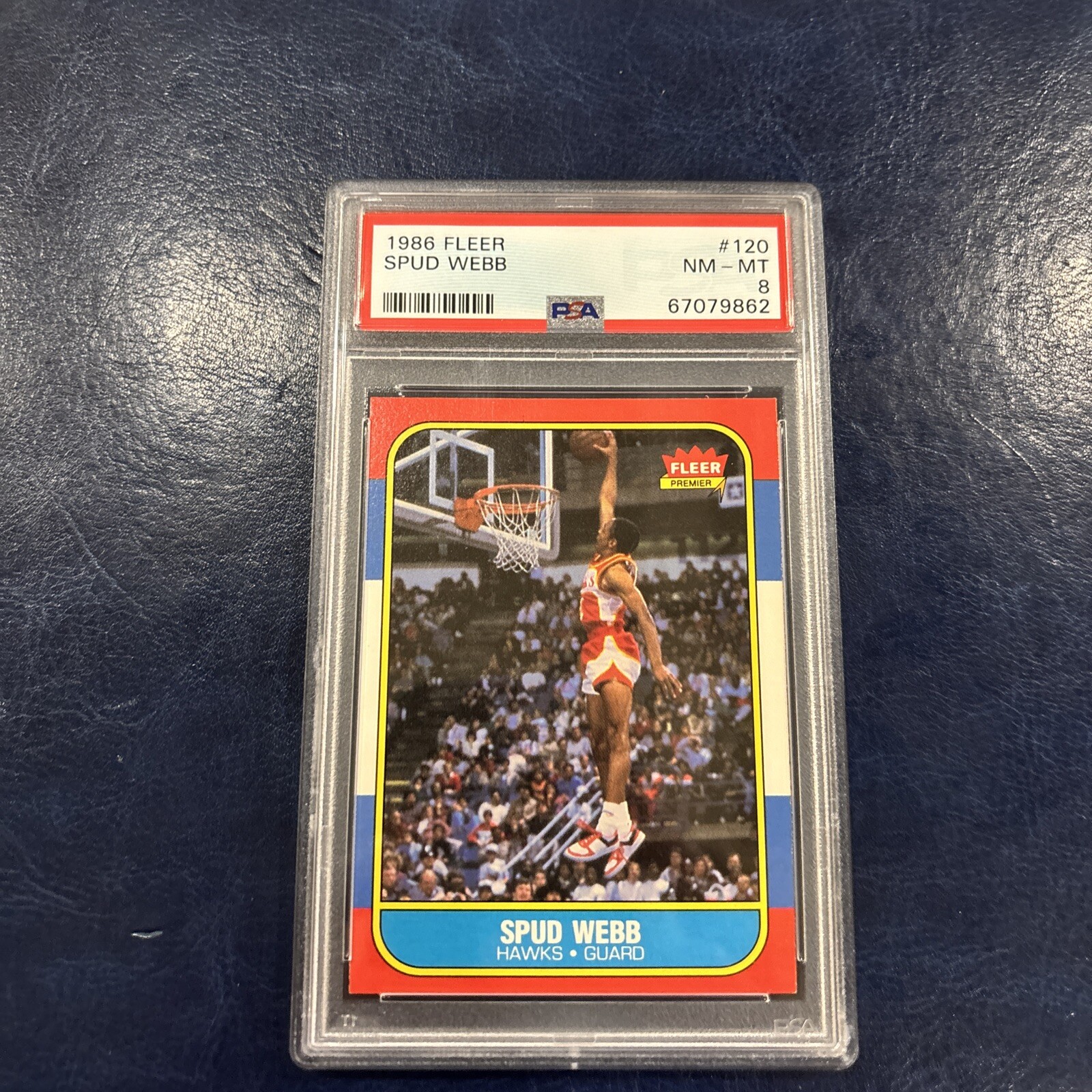 1986 Fleer Basketball #120 SPUD WEBB Rookie Card PSA 8 NM-MT | eBay