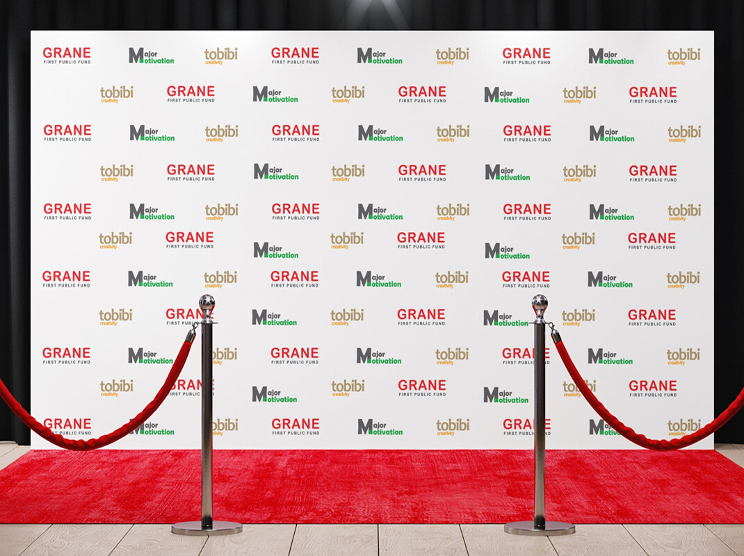 Personalised Step and Repeat Banner Indoor/Outdoor Heavy Duty PVC Vinyl ...
