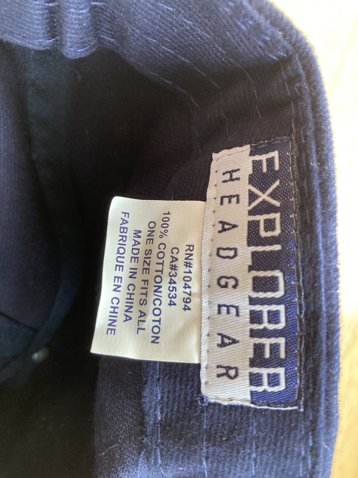 Vintage Pepsi-Cola Blue Baseball Hat Cap Rare - Gem