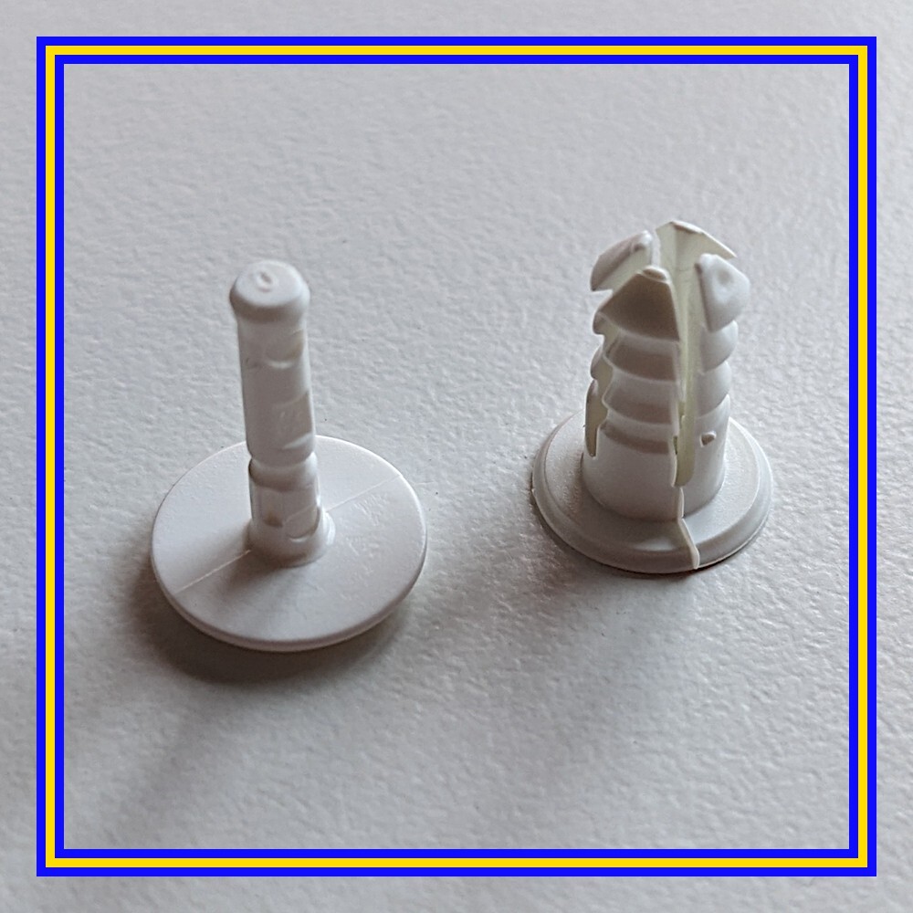 144574 x 4 (144575) IKEA Plastic Rivets - Eket Plasta Idn s Elvarli ...