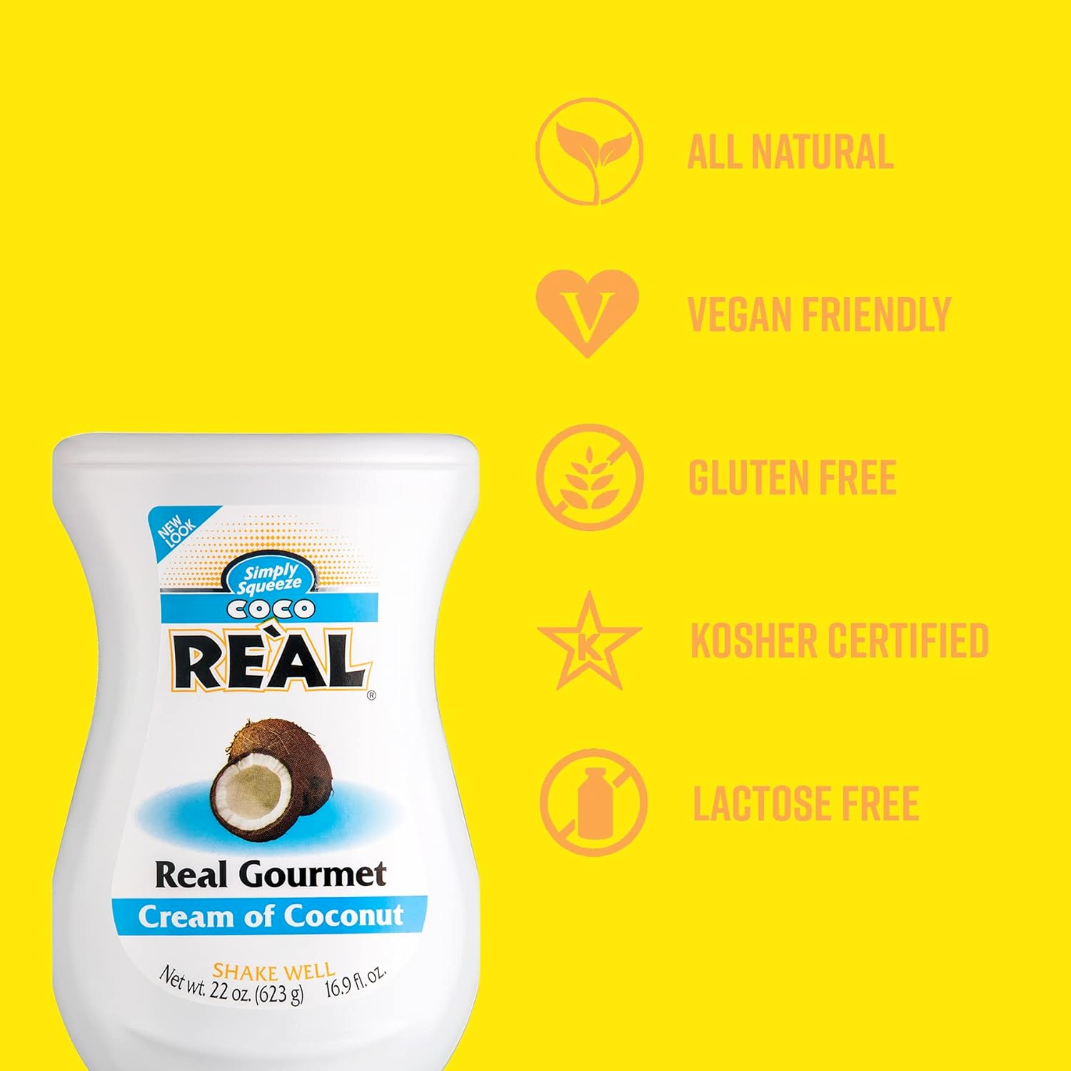 100 X Coco Real Gourmet Cream of Coconut Drink Mix 623G - (Pack of 100 ...