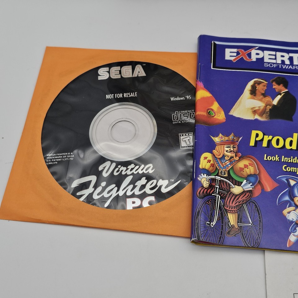 Virtua Fighter Sega PC Collection Big Box Edition CD ROM Game CIB ...
