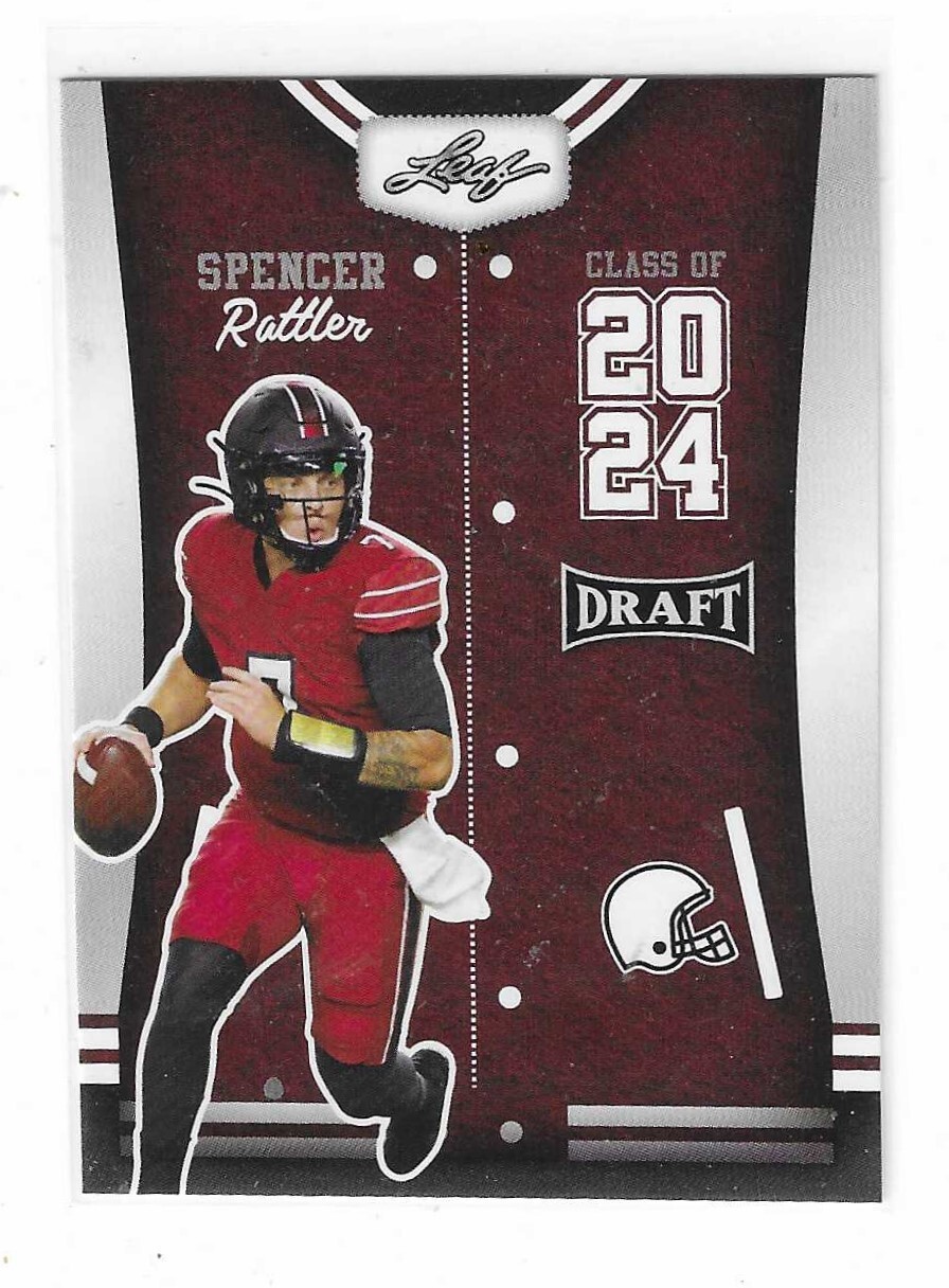2023 Leaf Draft Spencer Rattler Class Of 2024 Rookie Card | eBay