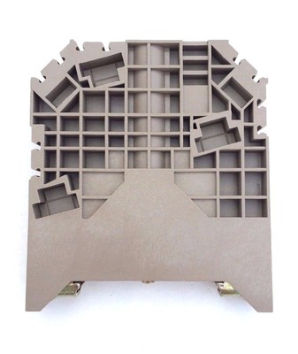 DIN Rail Terminal Block End Brackets 9 Quantity SS6 Dinkle Screw Clamp ...