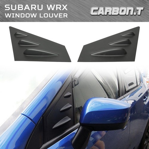 Matte Black Side Vent Window Louver For Subaru WRX Sti 4D Sedan 2015 | eBay