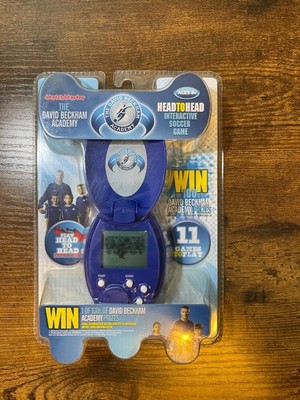 David Beckham Handheld Soccer Game Electronic Match Master 11 Modes New ...