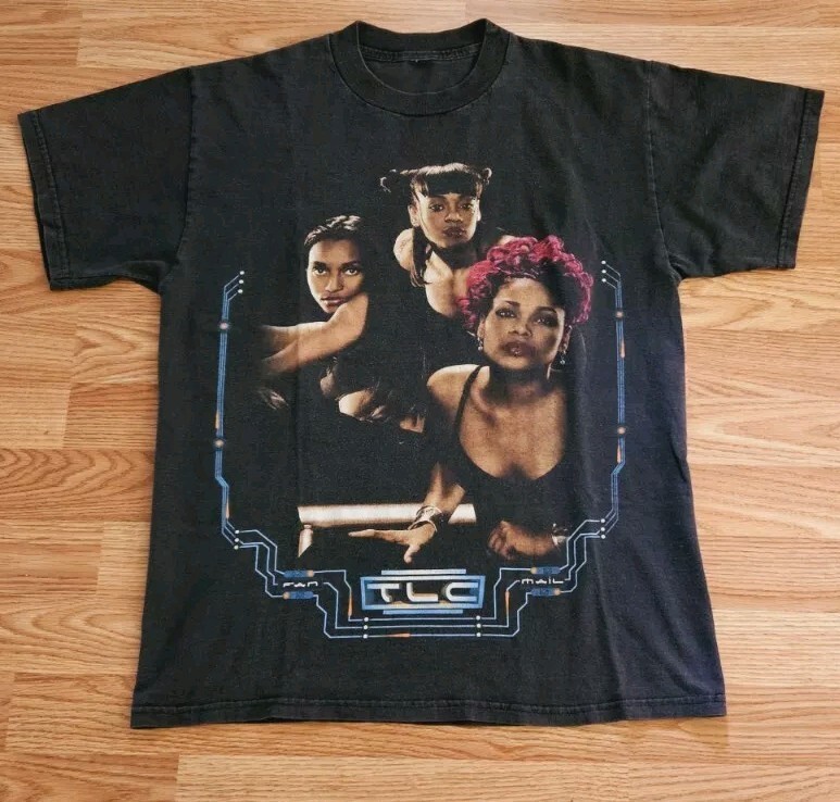 Vintage 90s 1999 TLC Fan Mail Concert Tour Rap Tee To… - Gem