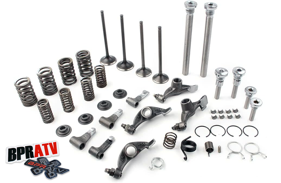 400EX 400X TRULY COMPLETE Head Rebuild Redo Valve Valve Springs Rocker ...