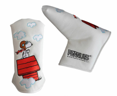 Snoopy Woodstock Golf Putter blade head cover Peanuts H130 flying Ace ...