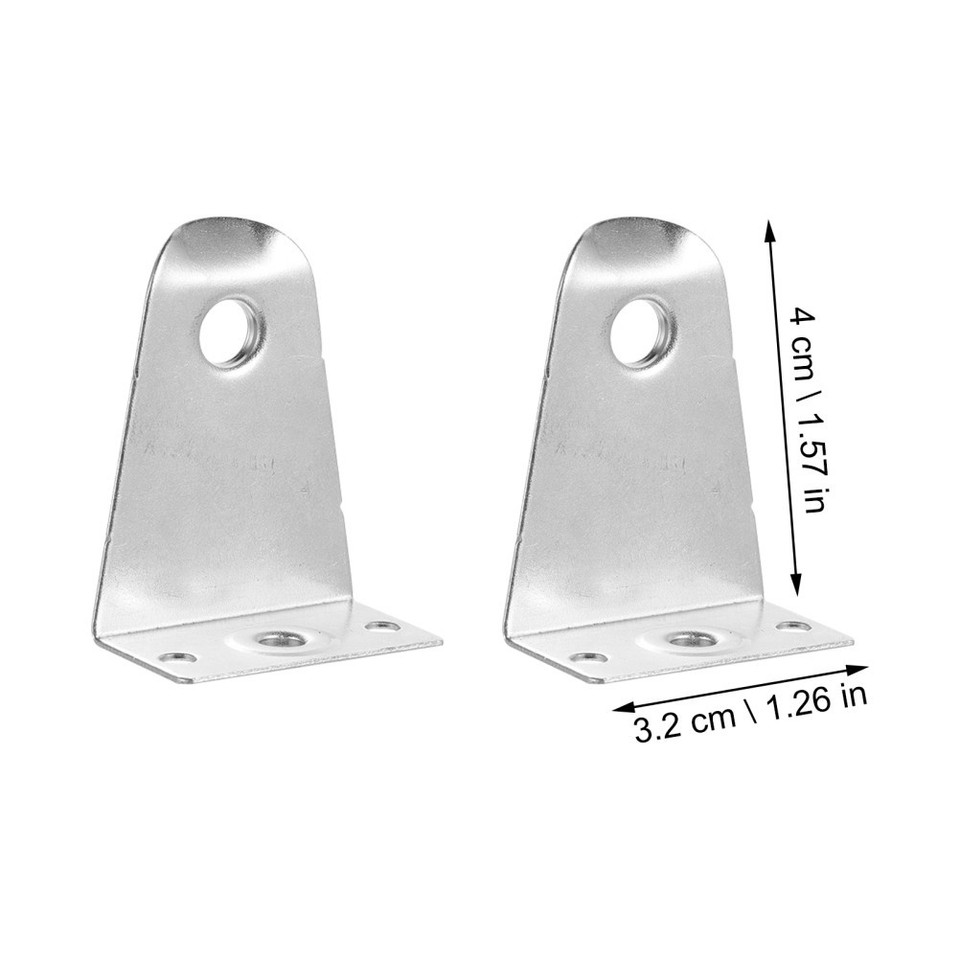 8 Sets Blind Bracket with Pin Bolts Fasteners Brackets Vertical Blinds ...