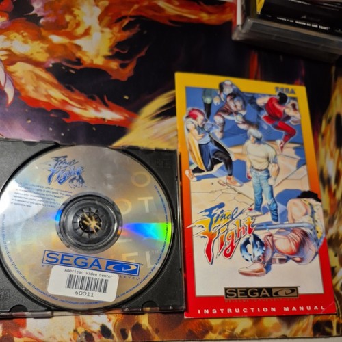 READ BELOW Sega CD Final Fight CD Game - DISC ONLY with MANUAL AND ...