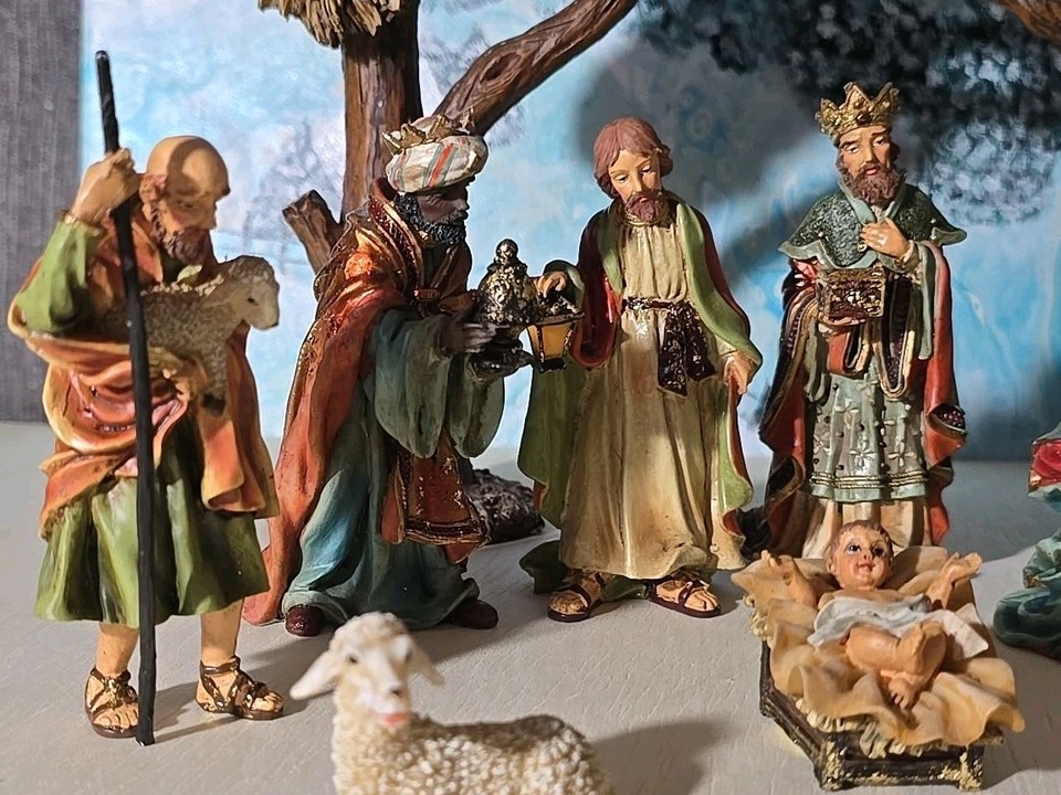 Ultra Rare! Department 56 Holy Night Nativity Set 2002 11 Pc Christmas ...