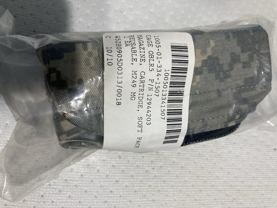 M249 Saw Gunner Magazine Nutsack Pouch 100 Round UCP-New in package. | eBay