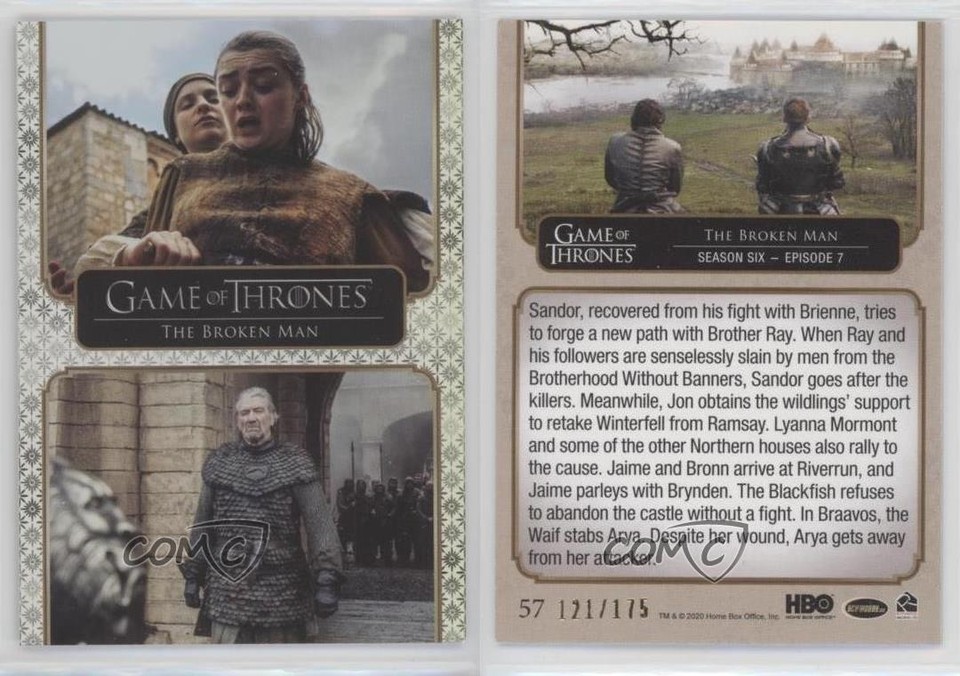 2020 Rittenhouse Game of Thrones The Complete Series Gold 121/175 ...