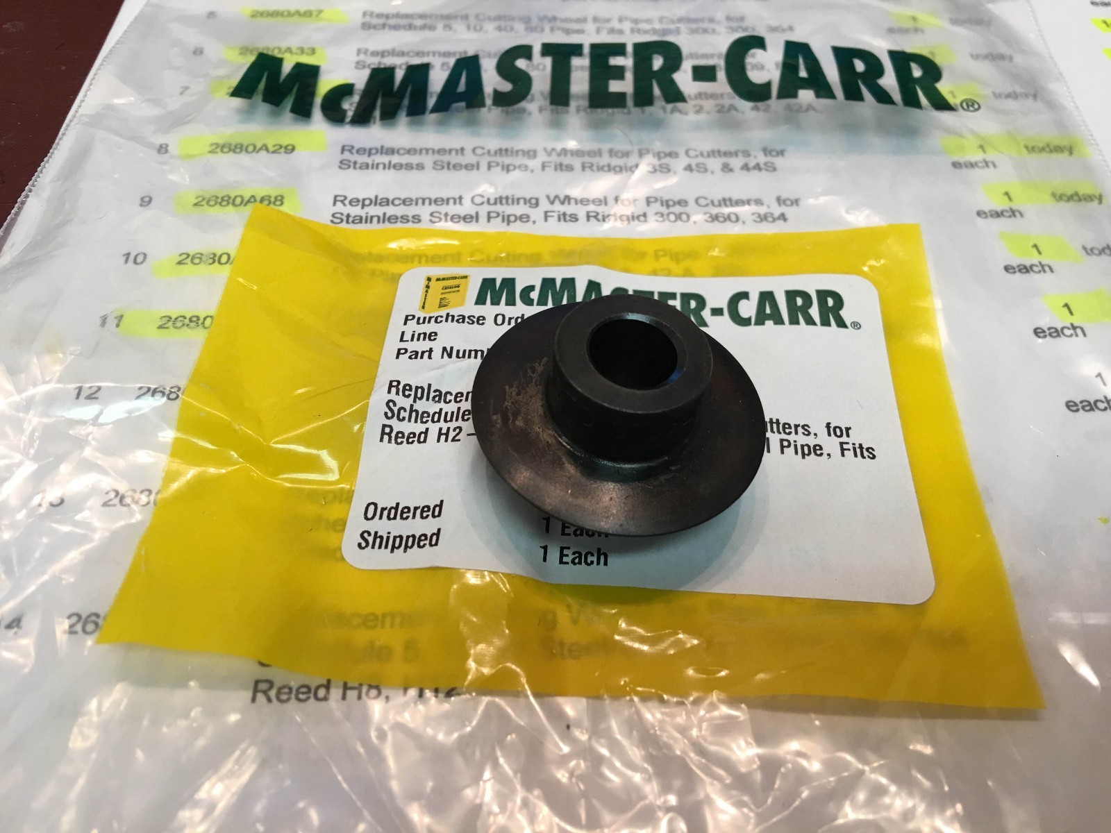 Cutting Wheel Tube & Pipe Cutters For Cast Iron & Stainless Steel, REED ...