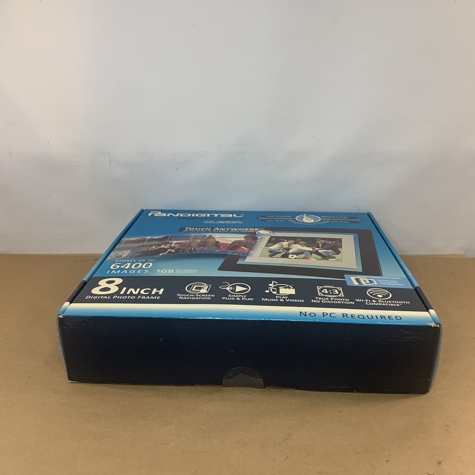 PANDIGITAL WITH PANTOUCH CLEAR 8 INCH DIGITAL PHOTO FRAME. 1GB, 6400 ...