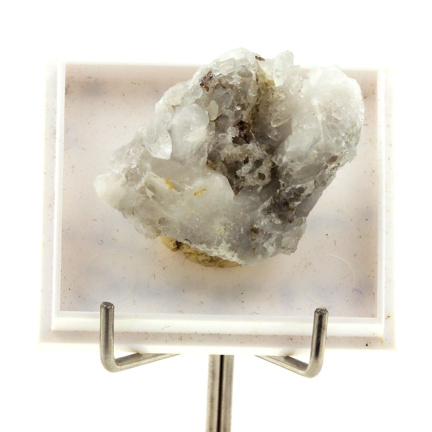 stones And Minerals. Brookite + Gray Quartz. 39.43 Ct. Black Head ...