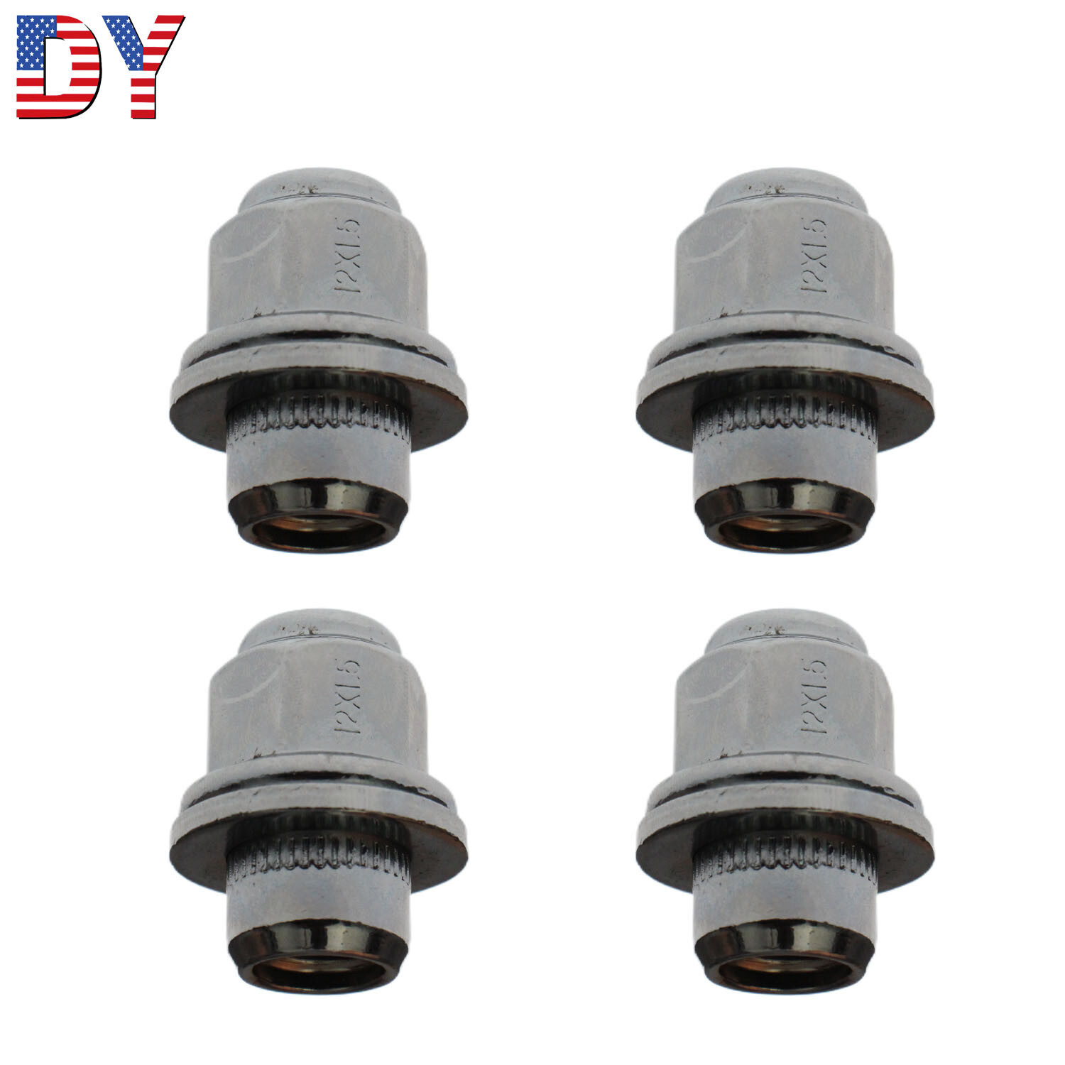 Set of 4 M12x1.5 Wheel Lug Nuts for Lexus ES350 Toyota Highlander Camry ...