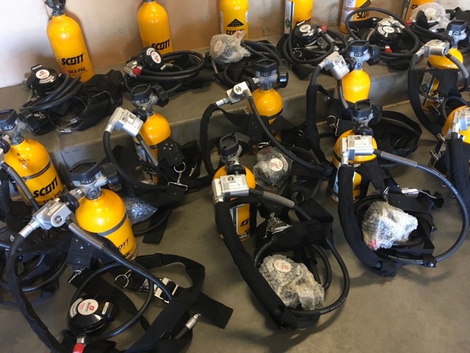 Scott SKA-PAK 5min Emergency Escape SCBA SABA Work Pack Excellent ...