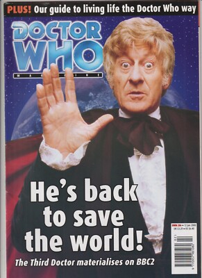 Doctor Who Mag The Third Doctor Trevor Ray January 12, 2000 032020nonr ...