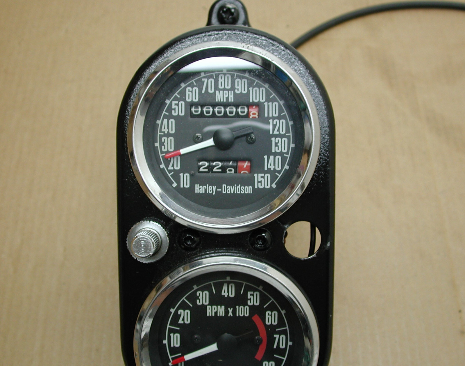 Vintage Harley-Davidson Shovelhead FX OEM Speedometer Tachometer ...