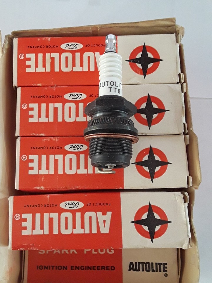 Ford Autolite NOS TT8 Spark Plugs For Model A And Vintage Tractors. | eBay