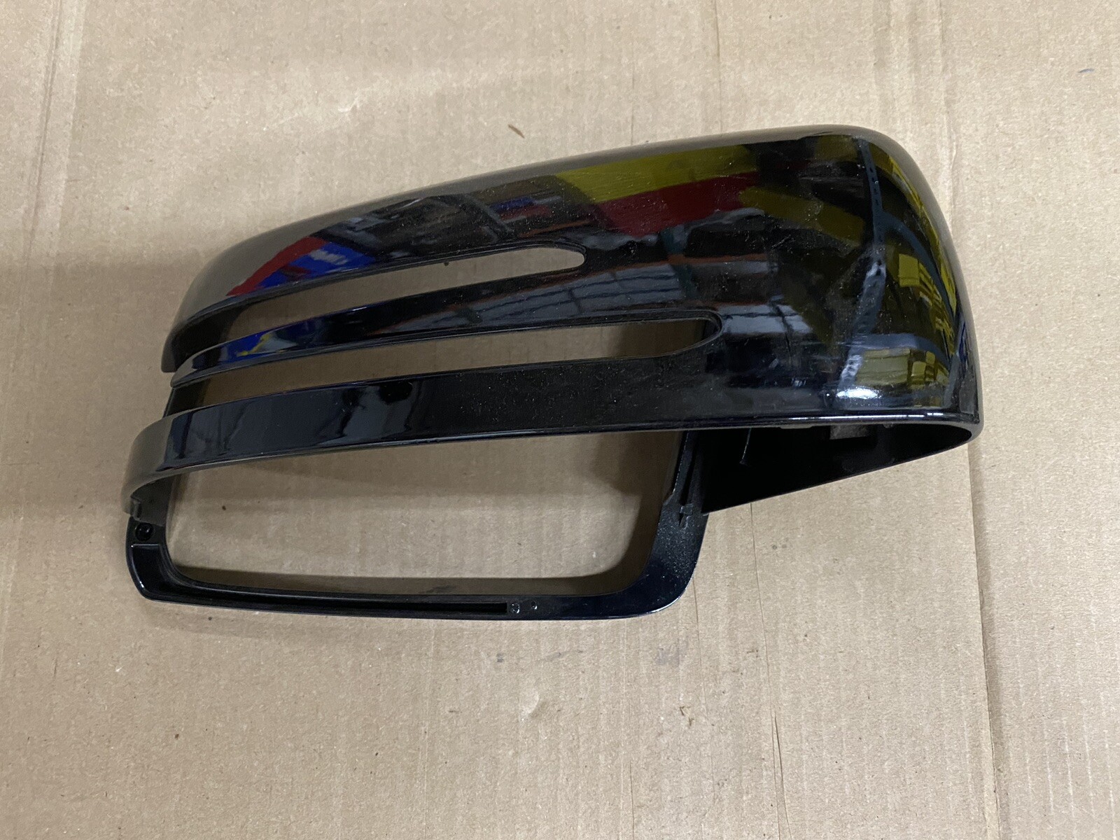 Right Door Mirror Cover Cap Black For 2008-2014 Mercedes Benz C/E/CL/S ...
