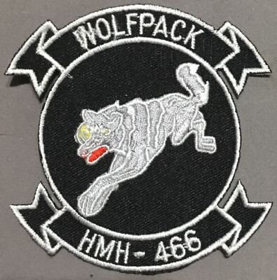 WOLFPACK Marine Heavy Helicopter Group HMH-466 patch | eBay