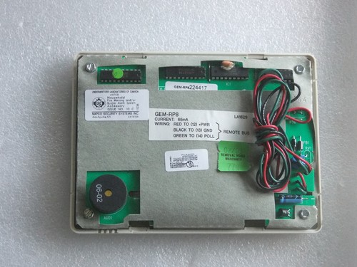 Napco Gemini GEM-RP8 Security System Keypad | eBay