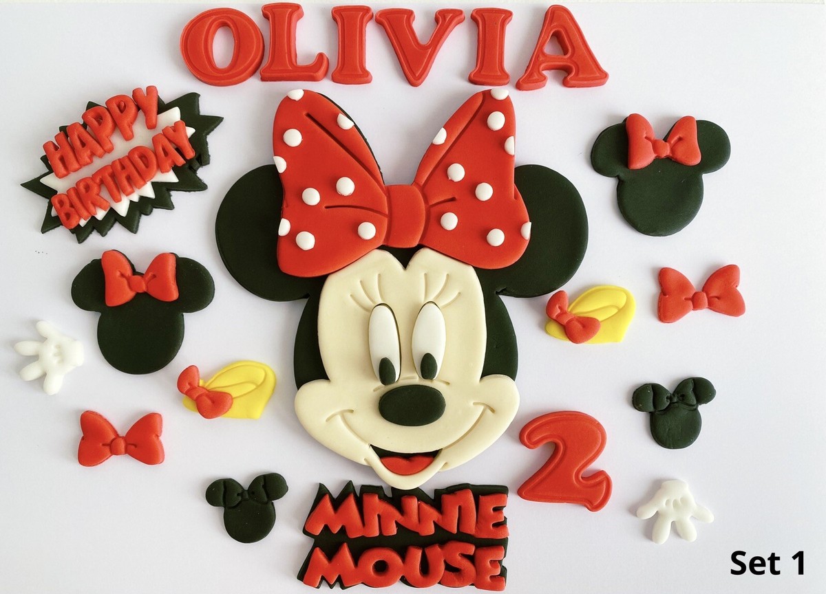 Red Minnie Mouse Head Clip Art