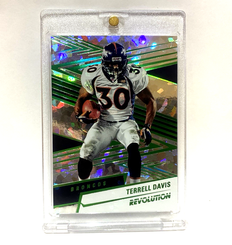 2025 Panini Revolution - Terrell Davis #190 Green Holo /12 Broncos SSP ...