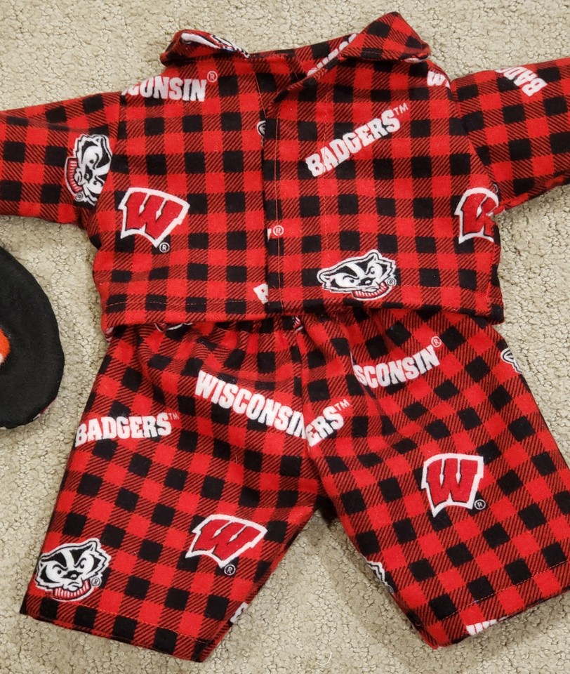 16" Boy's Cabbage Patch Doll Outfit Pajamas PJs Set Slippers Wisconsin ...