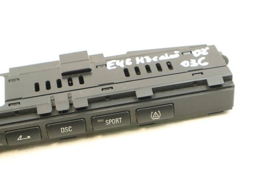 BMW E46 M3 Convertible Dsc Sport TPMS Panneau de Commande Interrupteur ...