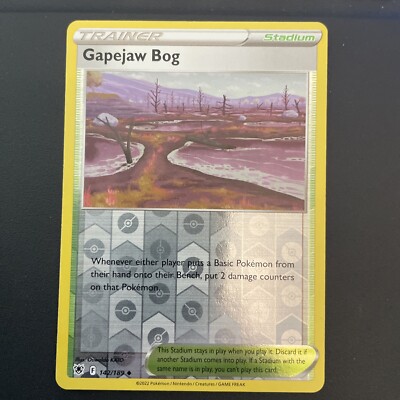 Pokémon TCG Gapejaw Bog Sword & Shield - Astral Radiance 142/189 ...