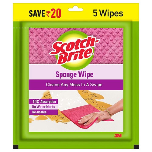 Scotc Brite Sponge Wipe For Kitchen Cleaning Pack of 5 | eBay