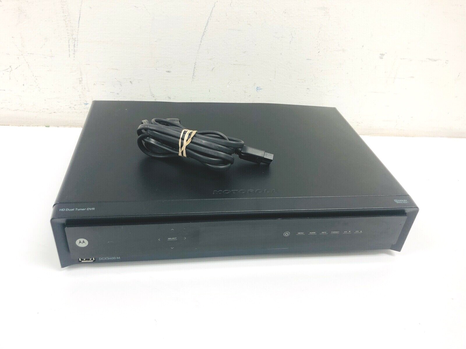 Motorola DCX3400-M DVR Set Top Cable Box w 500GB Dual Tuner Hard Drive ...