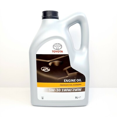 GENUINE TOYOTA AURIS 5W30 1WW/2WW ENGINE OIL TOYOTA 1WW/2WW D-4D DIESEL ...